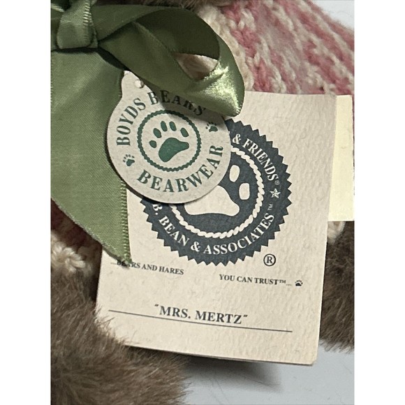 Boyds Bears | Other | Boyds Bears Jointed Plush Mrs Mertz Retired ...